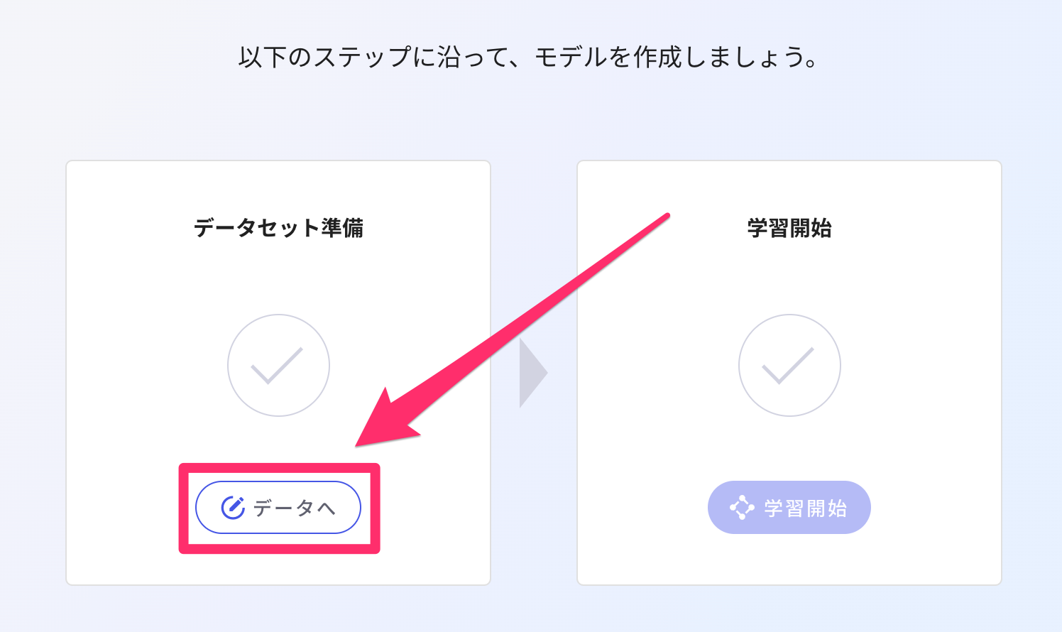 実際にAIを作ってみる – AnyData Help Center